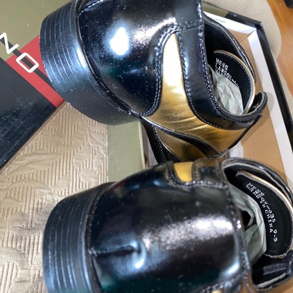 boland | Shoes | Mens Oxford Boland Tuxedo Dress Shoes Black Gold 95 ...